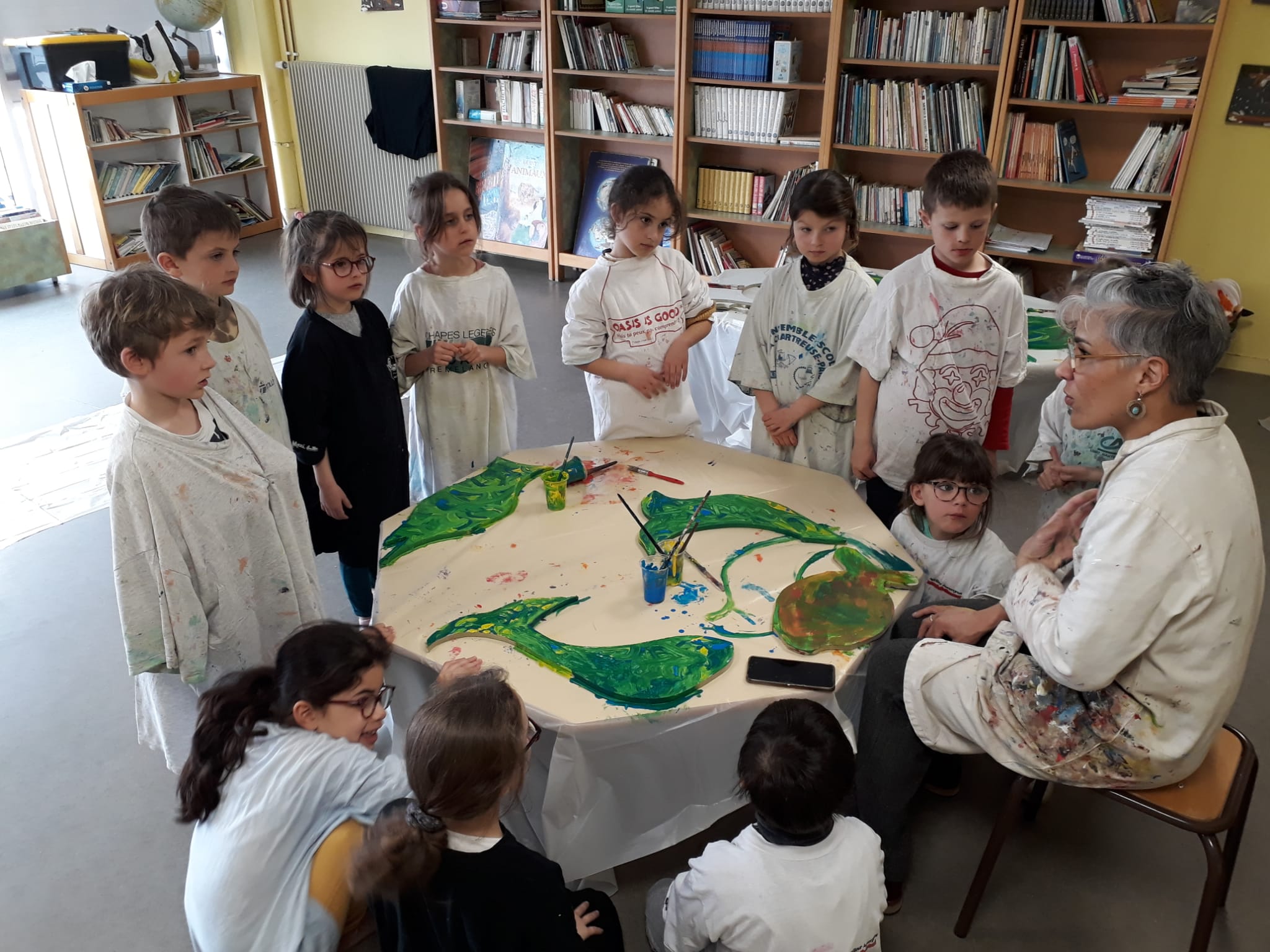Une fresque autour des émotions - Collège La Chartreuse